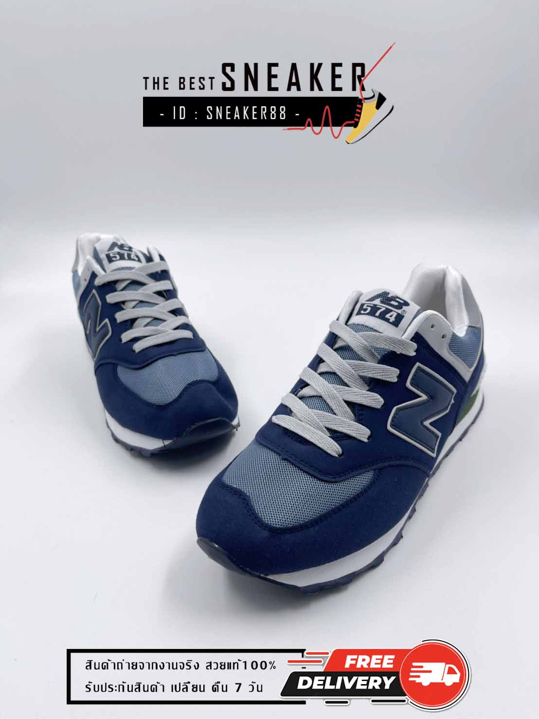 รองเท้าผ้าใบNew Balance ????????‍♂️????????‍♂️(เผื่อ1ไซส์) รองเท้าผ้าใบ ...