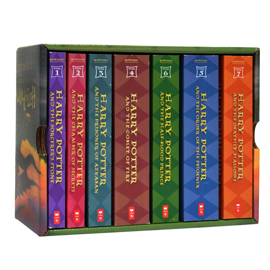 ต้นฉบับภาษาอังกฤษ The Complete Works of Harry Potter 1-7英文原版 哈利波特全集 1-7 全套美版经典版English original ...