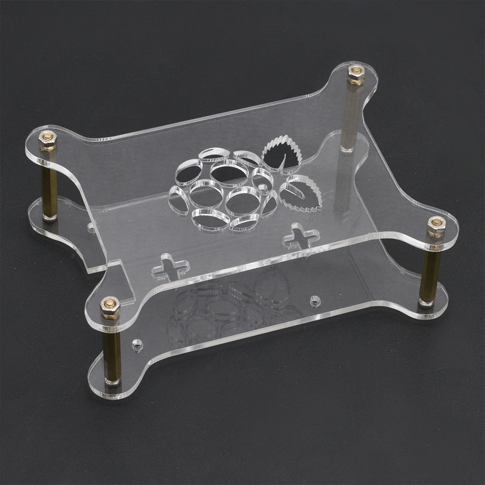 Hi Q Acrylic Transparent Case Box For Raspberry Pi 4 Enclosure(NO Raspberry Pi BOARD) - dfgvbfdv ...