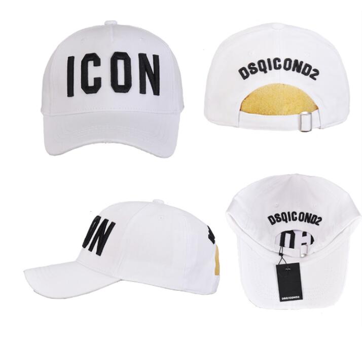 DSQICOND2 ICON DSQ2 letters Casquette Hats Embroidery Dad Hip Hop ...