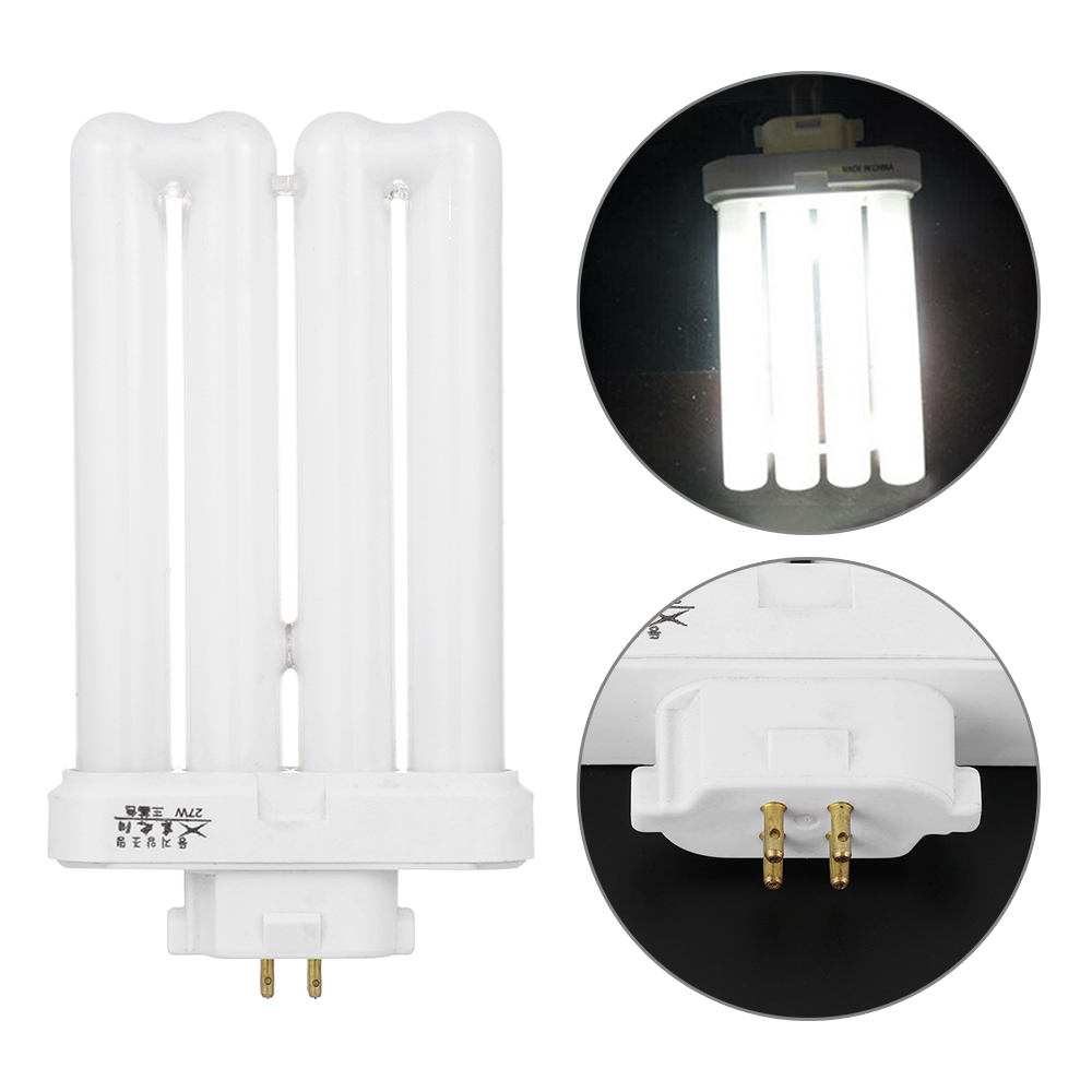 220V Pure White Lights High Efficient 27W Quad Tube Compact Fluorescent ...