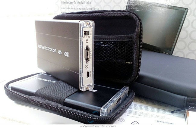 กล่อง eSata External HDD Enclosure Combo USB2.0 + eSATA ใใช้อัดรายการ ...