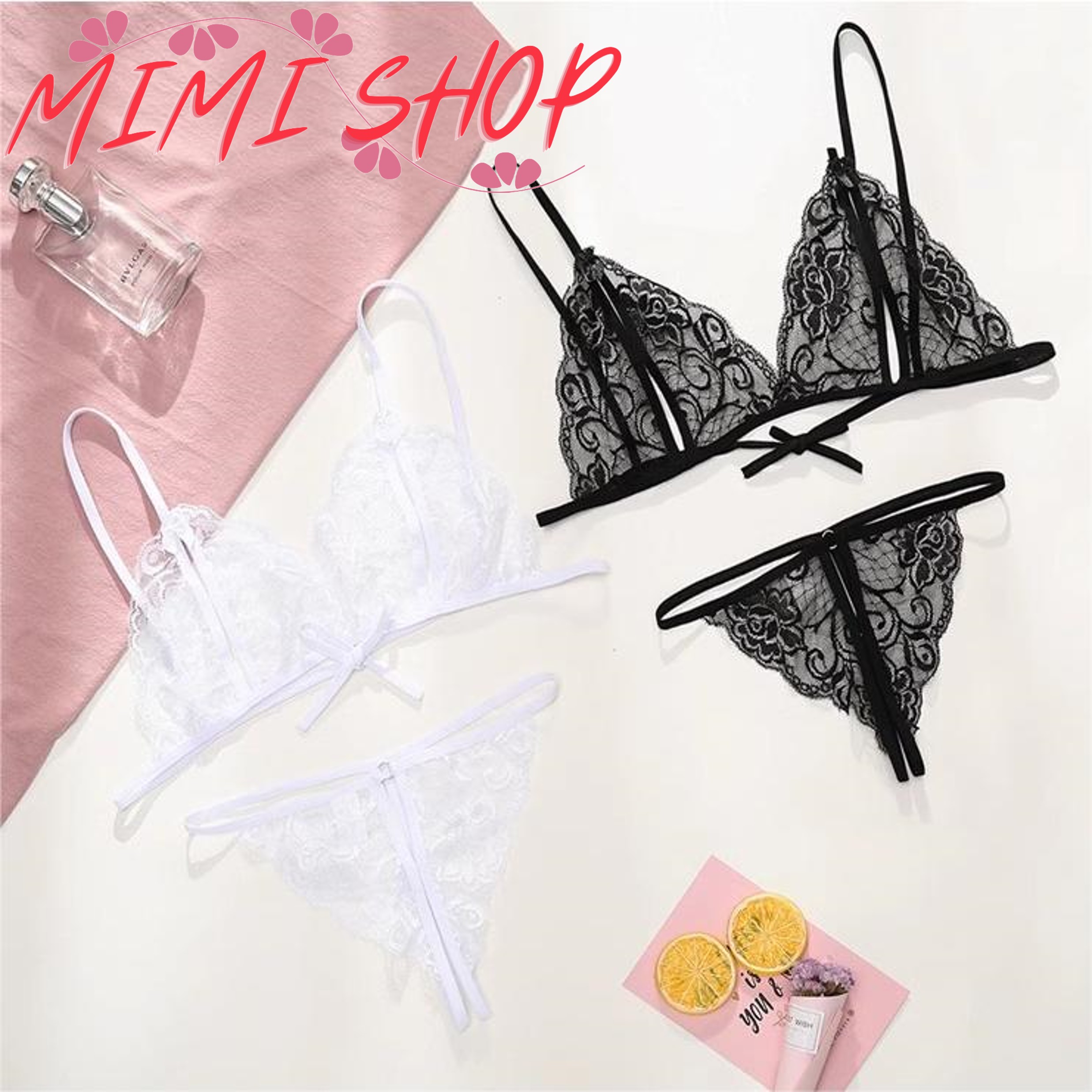 MIMI SHOP ชุดบิกินี่ ชุดชั้นในลูกไม้ บิกีนี่สวยๆ ไซต์ M-2XL นน.40-80 kg. กางเกงผู้หญิง พร้อมจัด ...