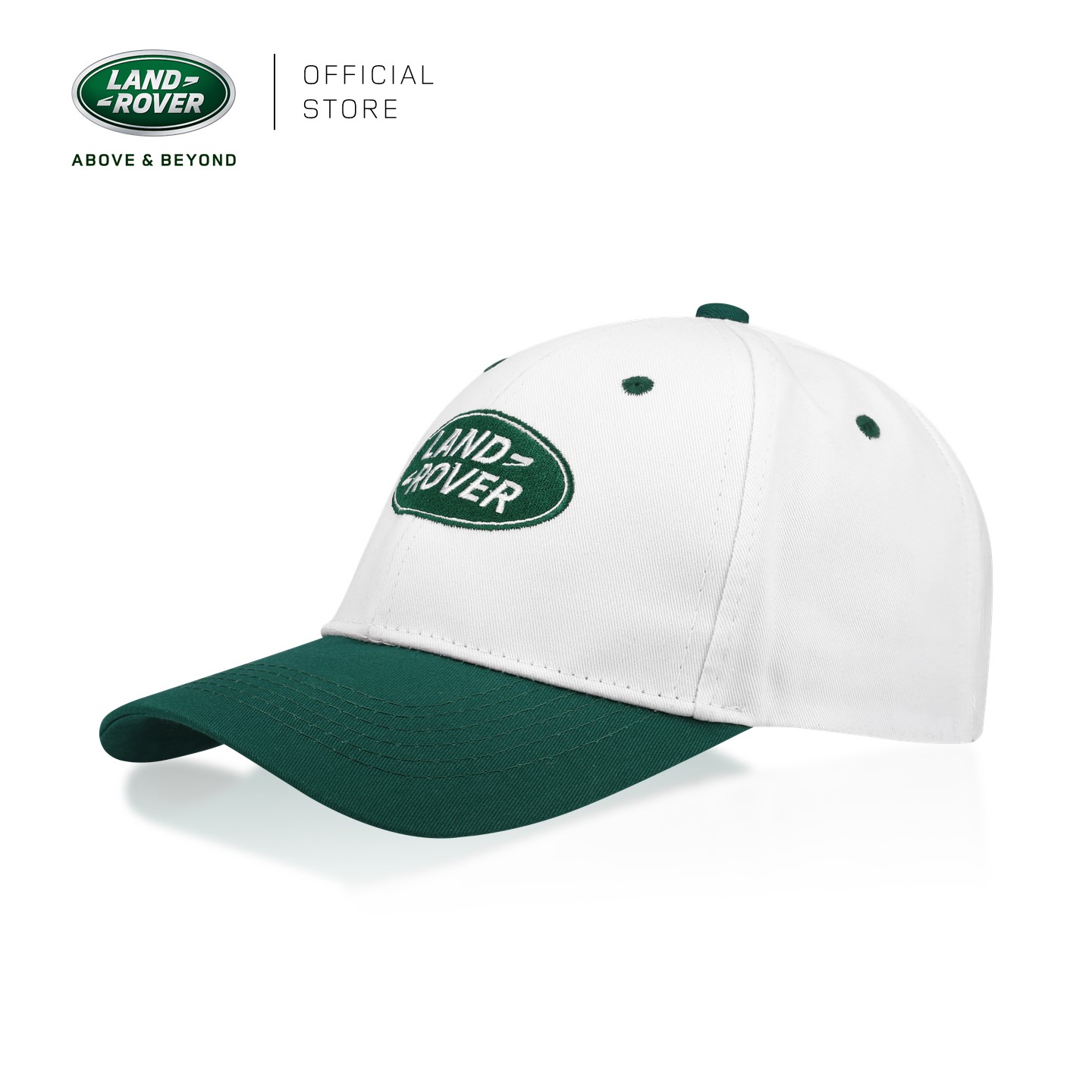 LAND ROVER EDITION LOGO CAP - WHITE/GREEN - Jaguar Land Rover Thailand ...