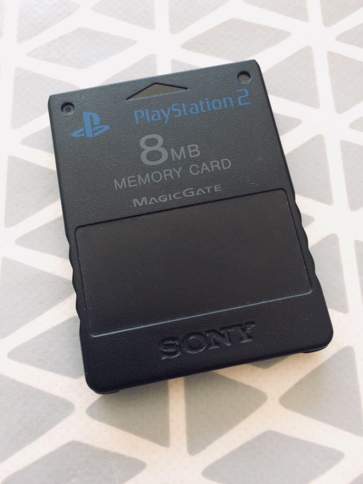 Ps2 Memory Card 8MB เม็มการ์ดสำหรับเครื่องเพลทู PlayStation 2 (ของแท้ ...