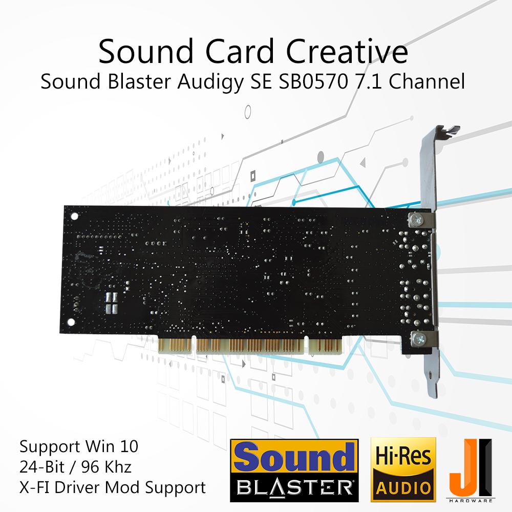 Sound Card Creative Sound Blaster Audigy SE SB0570 7.1 Channel (PCI ...