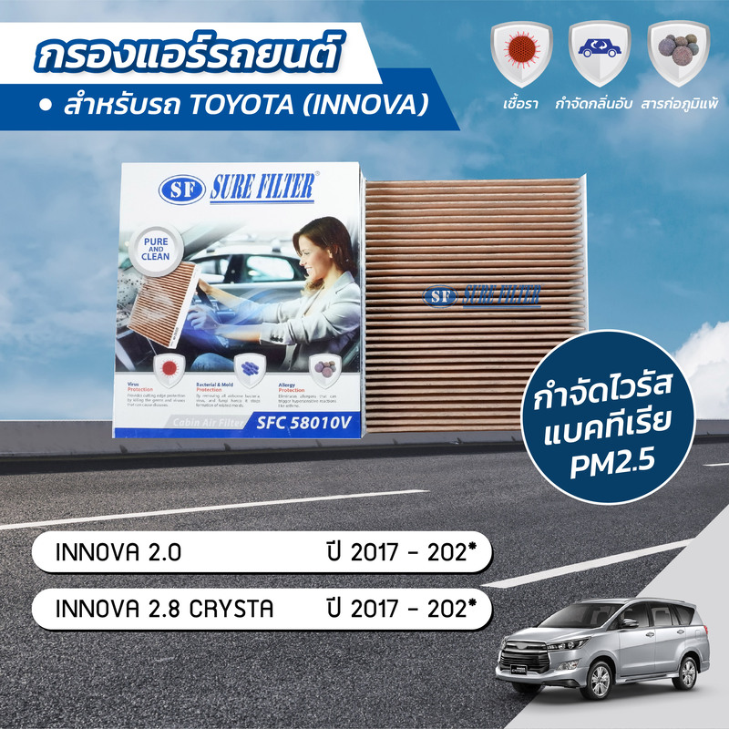 กรองแอร์ กรองแอร์รถยนต์ กรองแอร์ววีโก้ โตโยต้า วีโก้ TOYOTA VIGO 2.5 ...