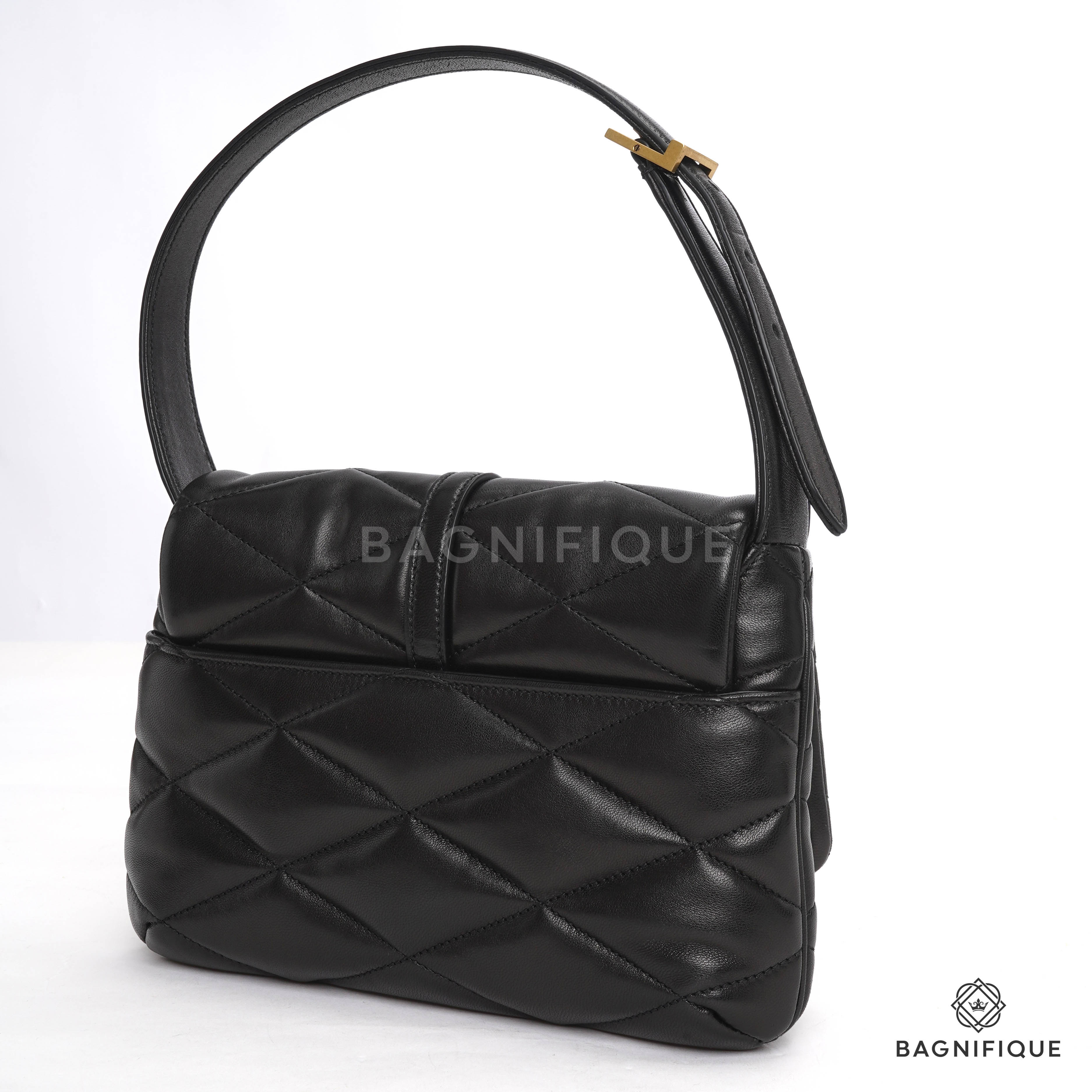 YSL LE 57 HOBO 9 BLACK LAMB GHW - Bagnifique Brandname - ThaiPick