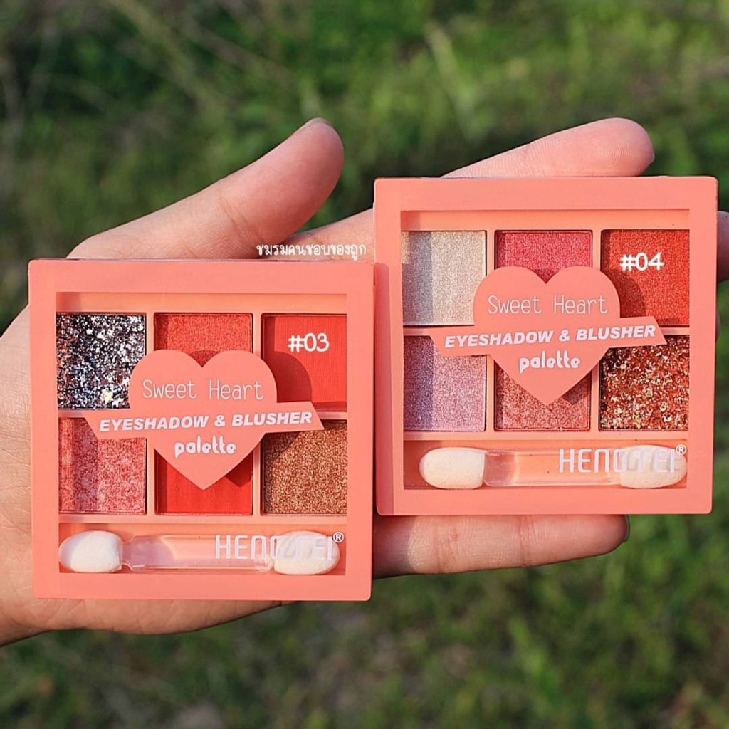 HENG FEI SWEET HEART EYESHADOW & BLUSH | Lazada.co.th