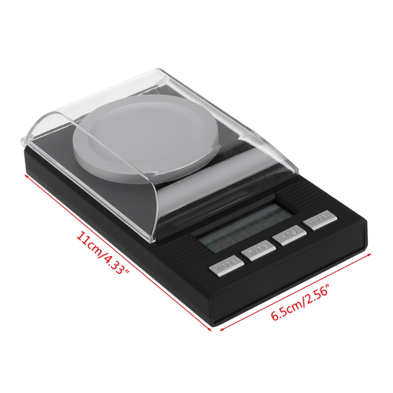 20g Mini Electronic Scales 0.001 LCD Digital Scale Jewelry Medicinal Herbs Portable Lab Weight ...