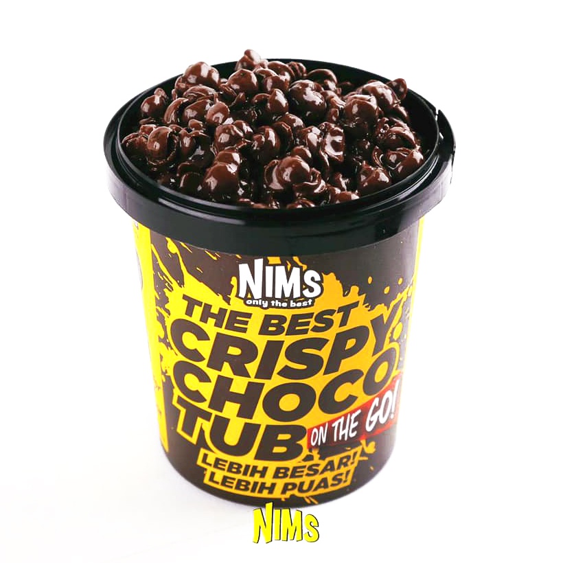ส่งไว🚀24ชม. นำเข้าจากมาเลเซีย NIMS CRISPY CHOCO TUB นิมส์ โกโก้ครั้นช์ ...
