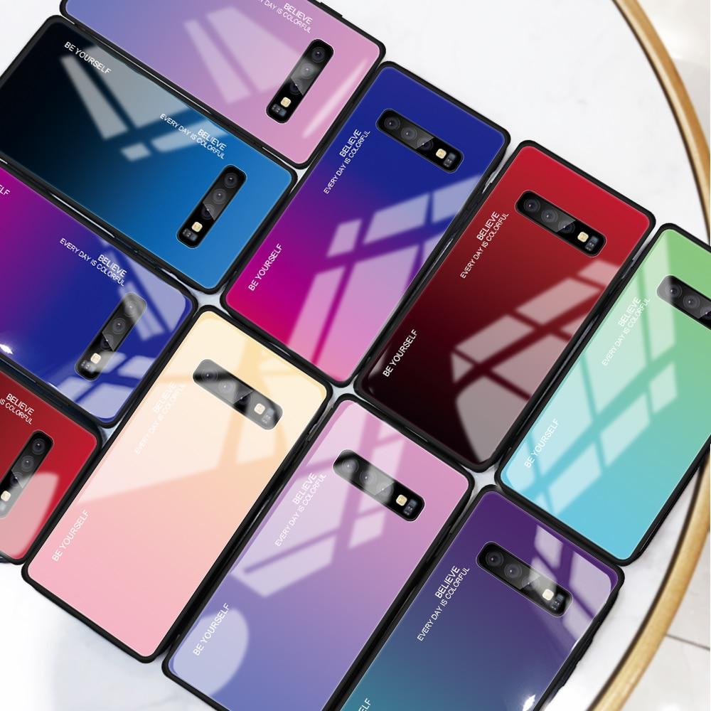 ESHOPPE Samsung Galaxy S10 Plus Full Body Tempered Glass Gradient Layer ...