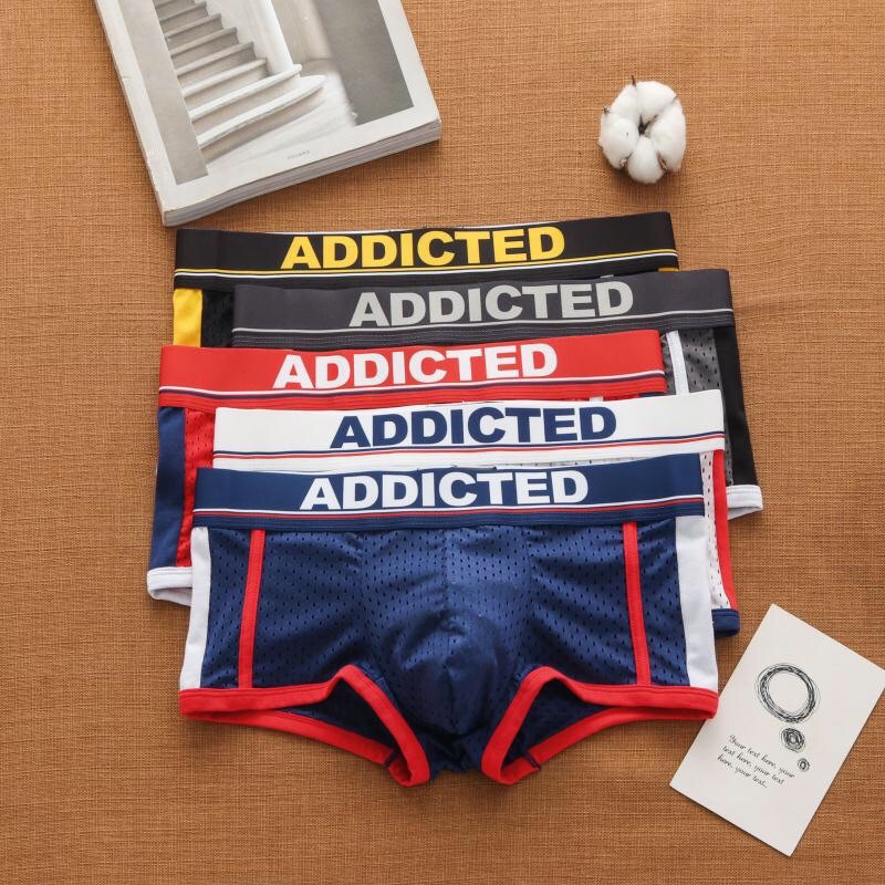 AA พร้อมส่งกางเกงในชาย ADDICTED ผ้าตาข่าย Brief for men men underwear ...