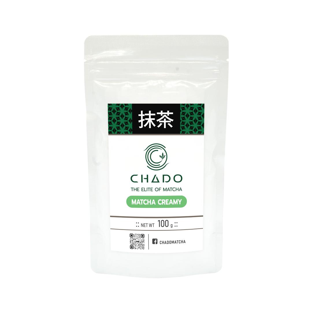 CHADO MATCHA CREAMY มัทฉะ ครีมมี่ ผงชาเขียว ( ตรา ชาโดะ ) - ESPRESSOMAN & CHADO Matcha - ThaiPick