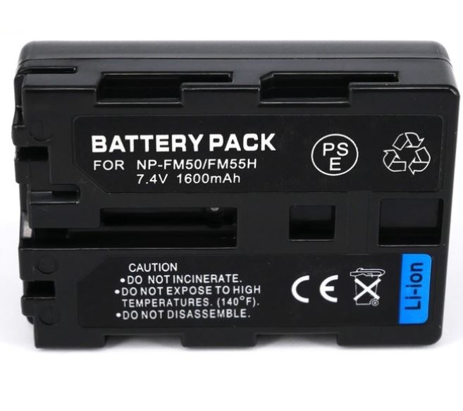 แบตกล้องโซนี่ รุ่นแบต SONY NP-FM50 For Sony NP-FM51 NP-FM30 NP-FM55H ...