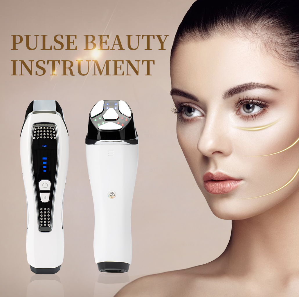 5 ใน 1 อุปกรณ์ความงาม Pulse EMS MFP LED Vibration Massager กระชับ ...