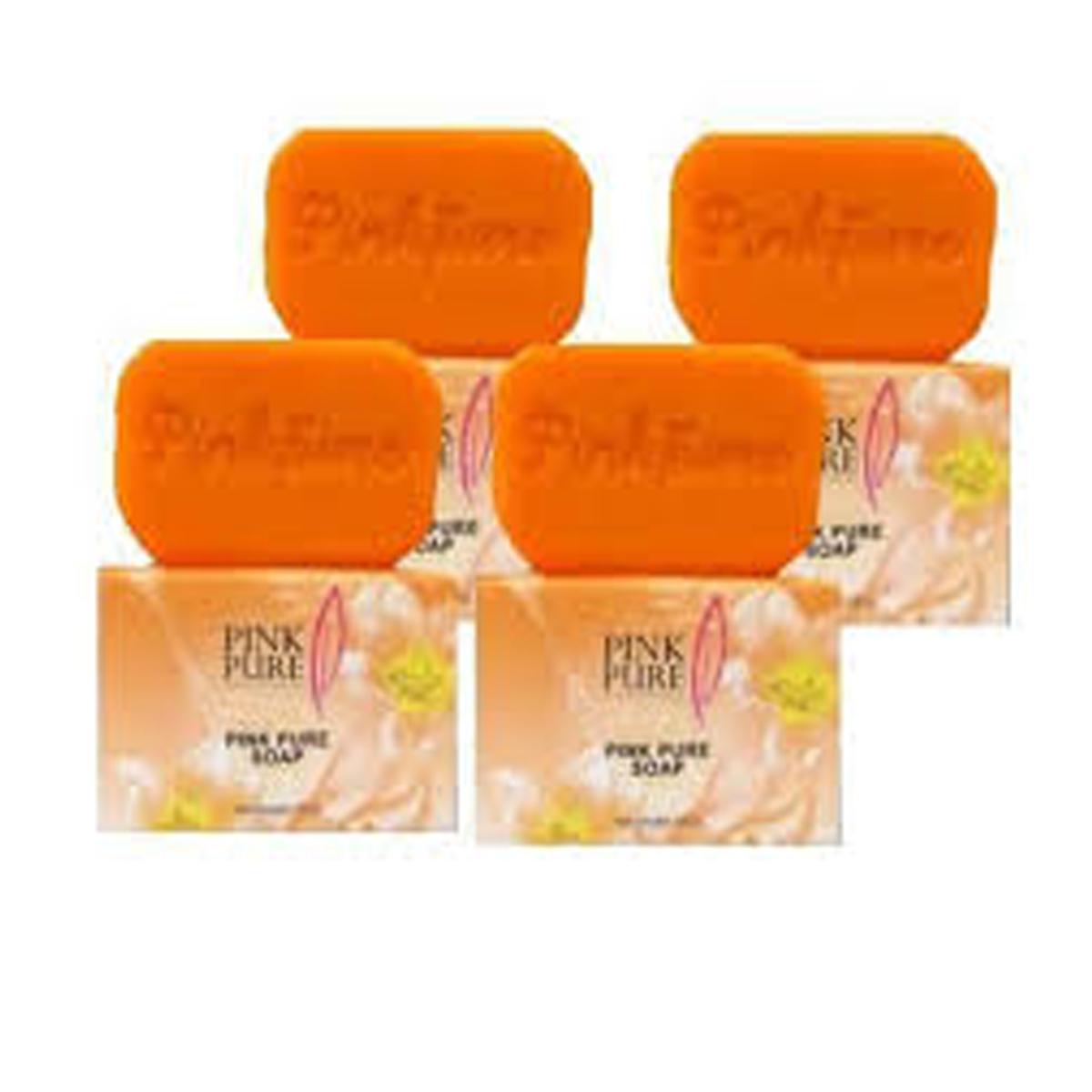 แนะนำ สบู่พิงค์เพียว ลดฝ้า Pink pure soap 100 กรัม (4 ก้อน ) - Peggy ...
