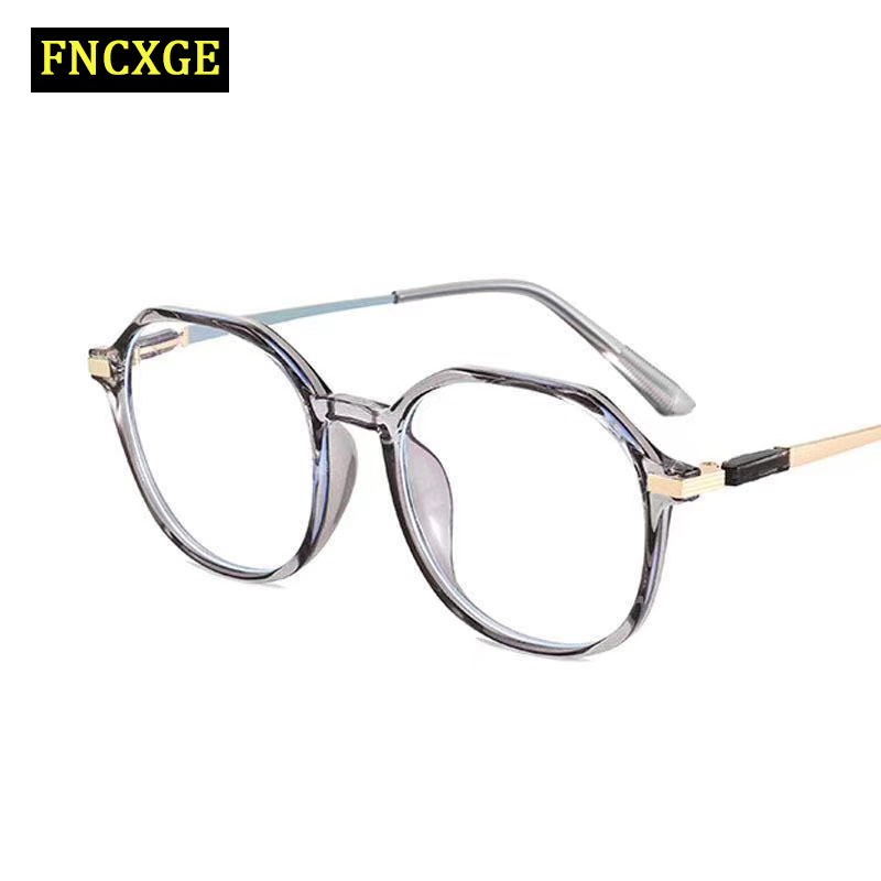 FNCXGE แว่นตาสายตาสั้น -100 ถึง -600 กรอบ ผู้หญิง ผู้ชาย TR90 ป้องกันแสงสีฟ้า ใส่ได้ทั้งผู้หญิง ...