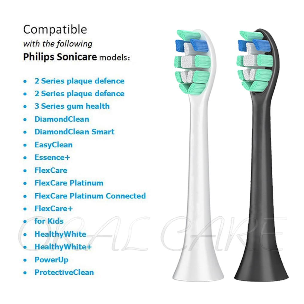 Replacement Brush Heads For Philips Sonicare C2 HX9023/HX9024 Electric ...
