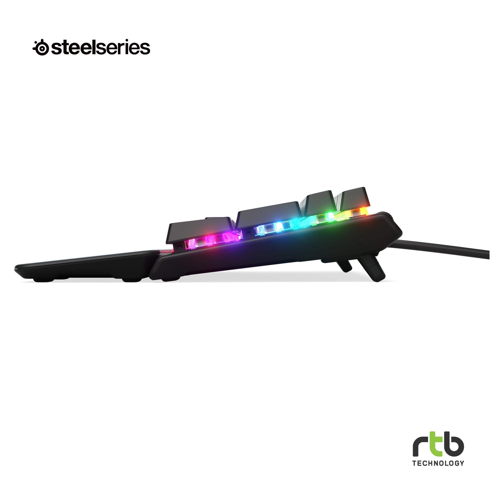 SteelSeries คีย์บอร์ดเกมมิ่ง RGB รุ่น Apex Pro (Keycap Thai) - RTB - ThaiPick