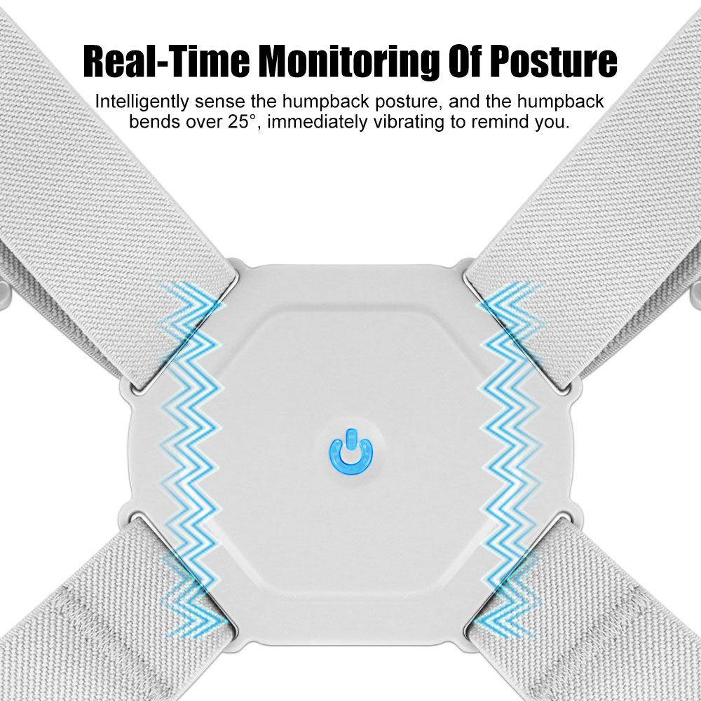 Electric Smart Posture Corrector Posture Brace Back Lumbar Shoulder ...
