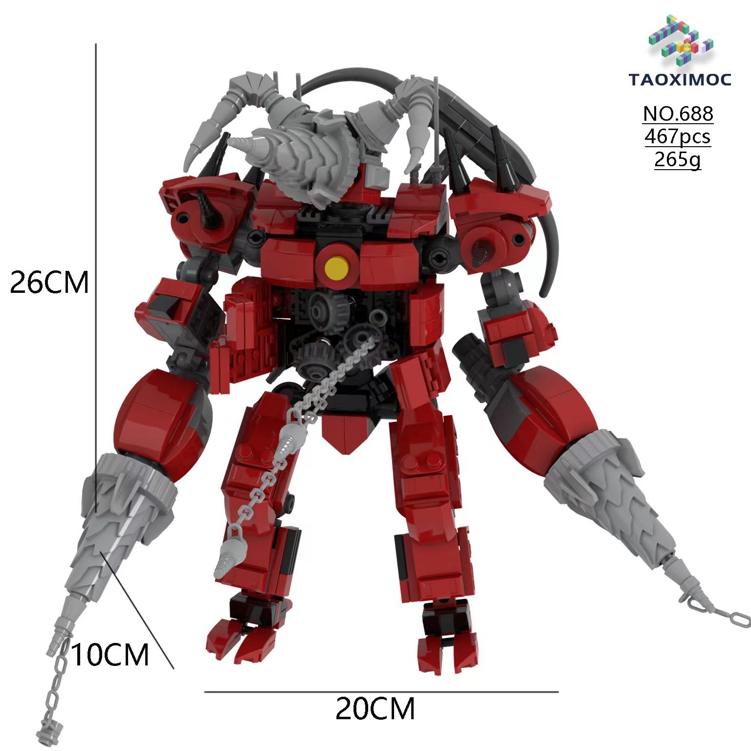 MOC ตัวต่อ skibidi toilet titan camera man drill man upgrade ไททัน ...