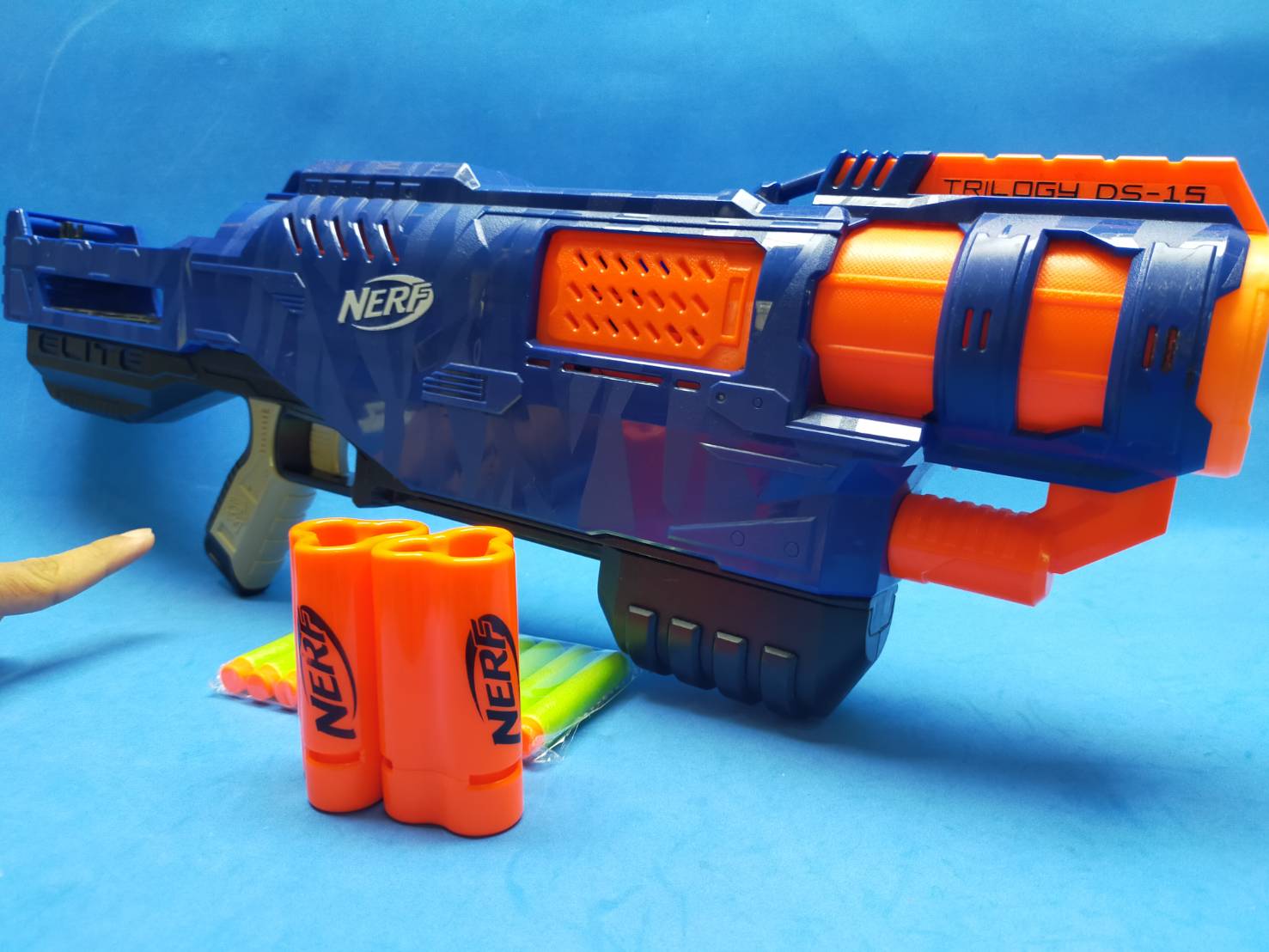nerf Trilogy DS-15 ปืนของเล่นกระสุนโฟม มือสองของแท้ ราคาถูก | Lazada.co.th