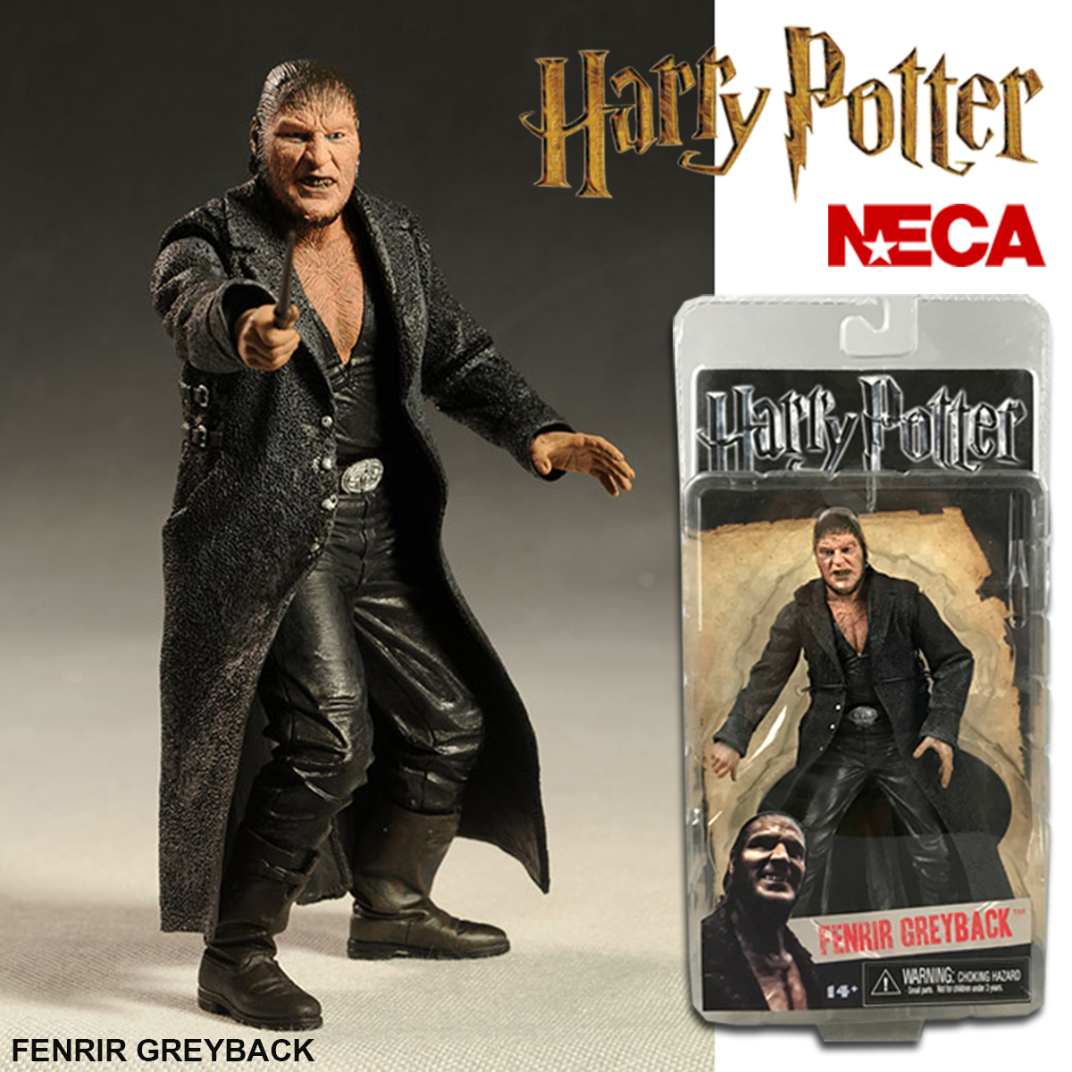 Model โมเดล ของแท้ 100% NECA Harry Potter The Deathly Hallows แฮร์รี่ ...