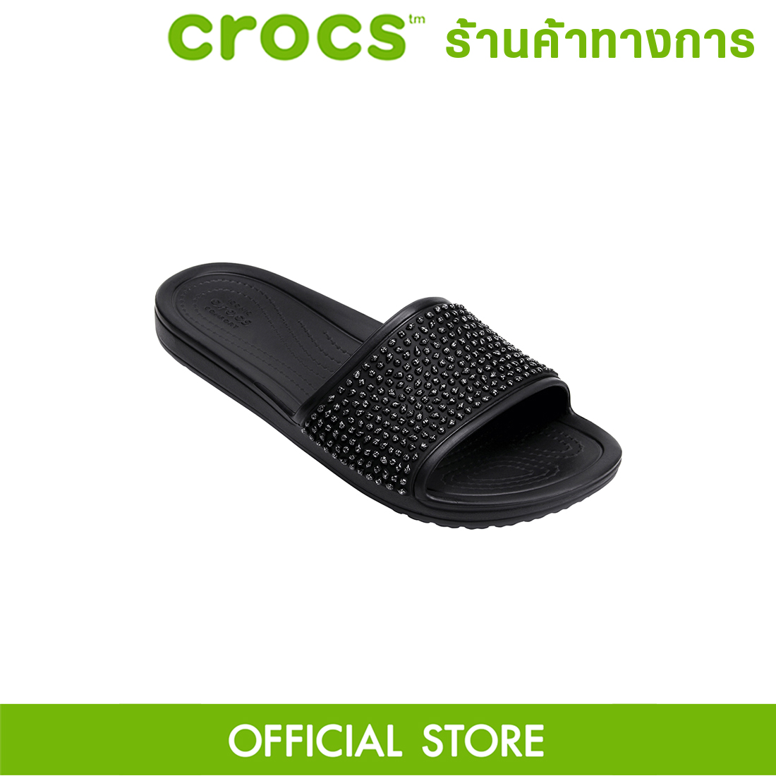 CROCS Tulum Translucent Toe Post รองเท้าแตะผู้หญิง รองเท้าแตะ รองเท้า ...