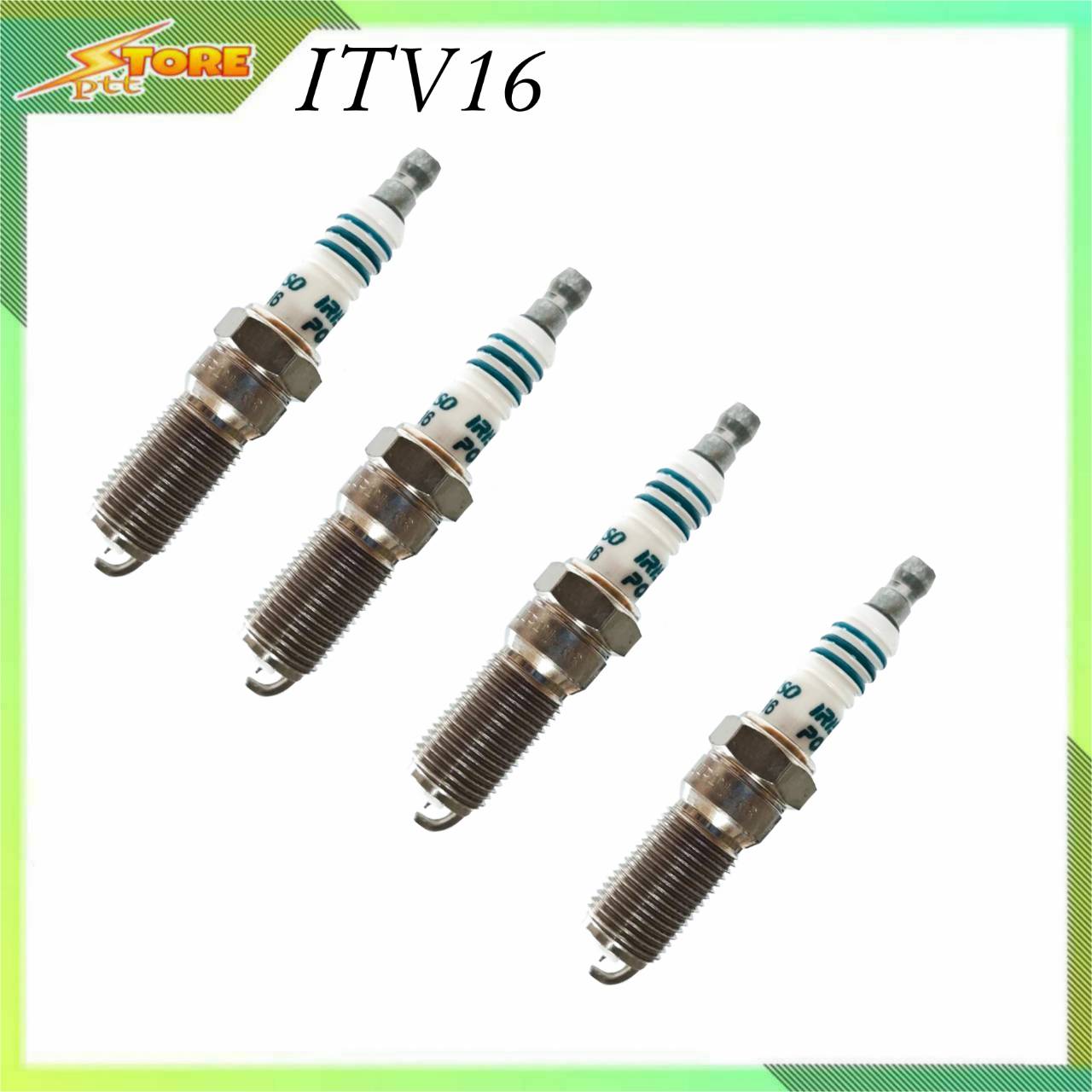 หัวเทียน DENSO ITV16 IRIDIUM อิริเดียม (1ชุด4หัว) อิริเดียม เดนโซ่ ...
