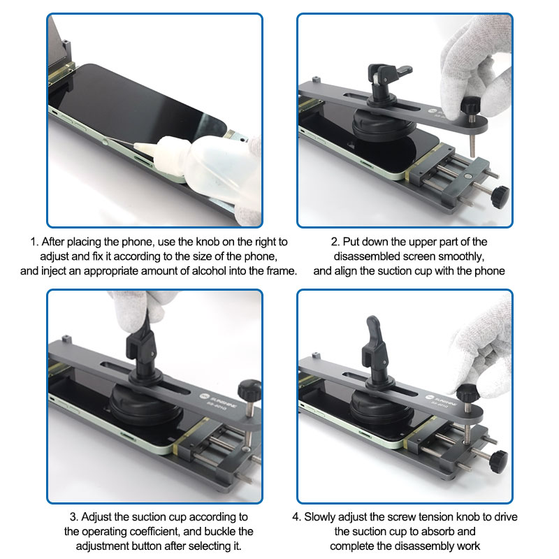 เครื่องถอดหน้าจอLCDโทรศัพท์มือถือ SUNSHINE SS-601G HEATING-FREE MOBILE ...