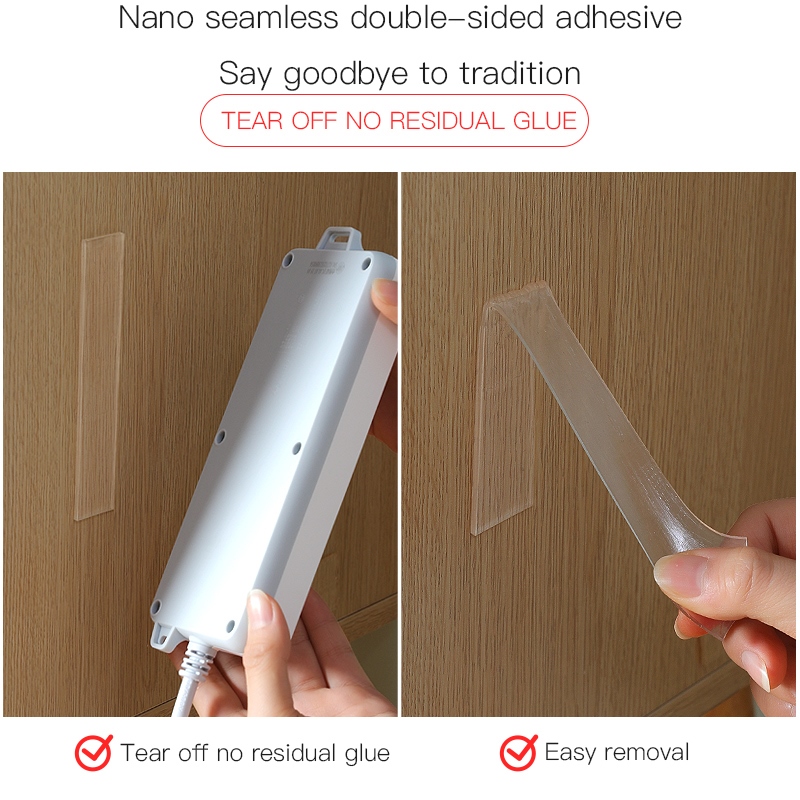 1/2/3/5m Double Sided Nano Tape Washable Fixed Carpet Socket Adhesive ...