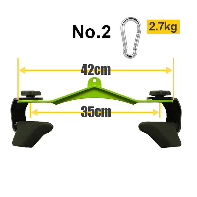 Adjustable Fitness Grips Lat Pull Down Bar Biceps Triceps Back Blaster ...