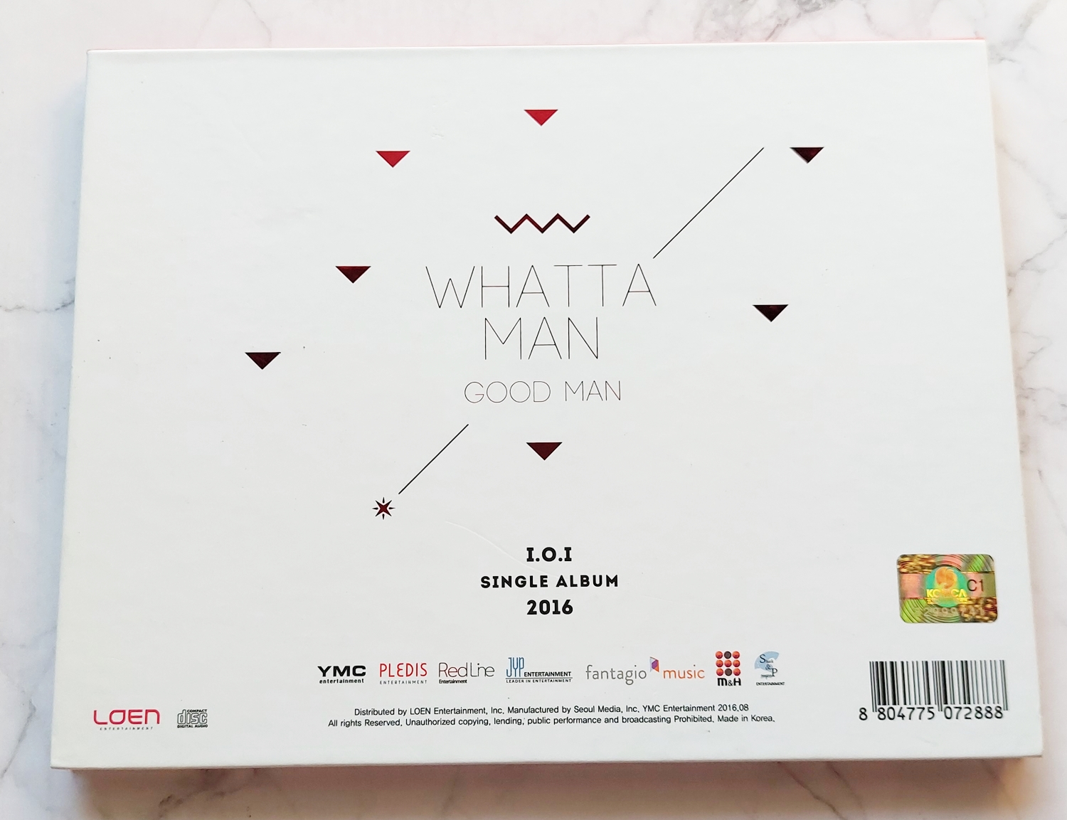 อัลบั้ม I.O.I - Whatta Man Album พร้อมส่ง แกะแล้ว ไม่มีการ์ด ไม่มี ...