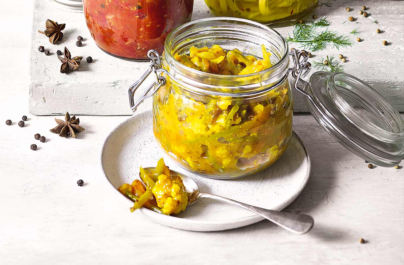ผักดองและเครื่องปรุง Haywards Medium & Tangy Piccalilli 40 - ช้อปปิ้ง ...