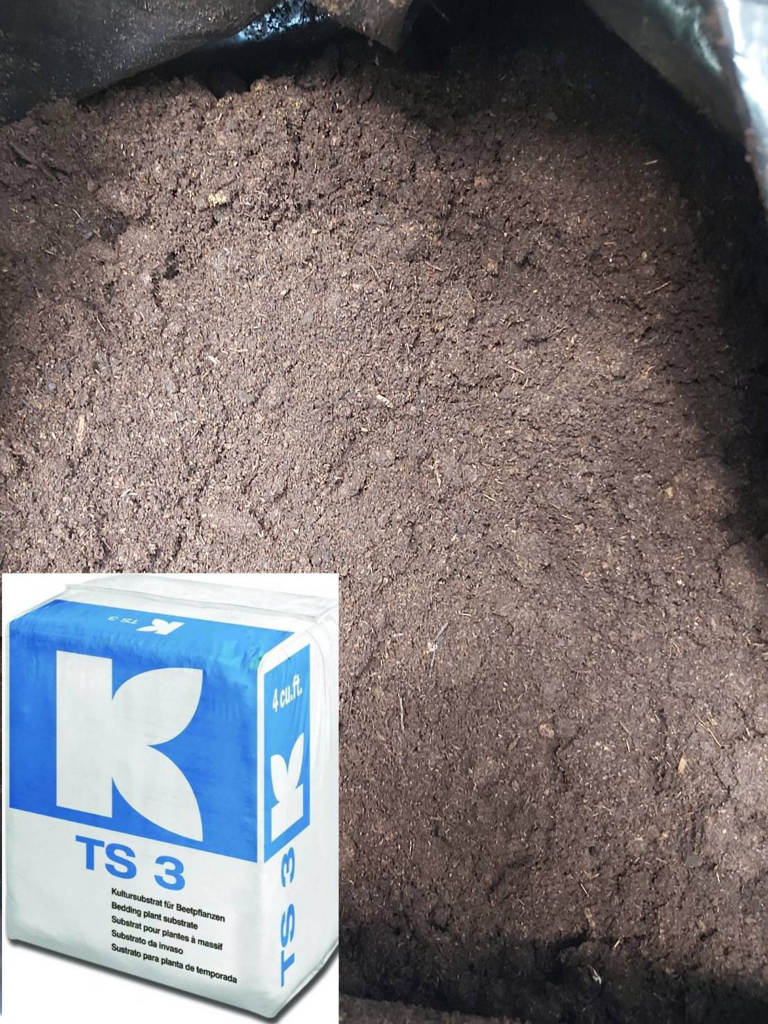 3 ลิตร พีทมอส เบสซัพเทรด (Base Substrate), TS3 (White Peat/Black Peat ...