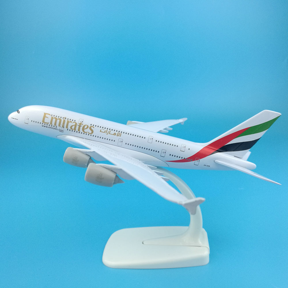 Emirates Airlines Airbus A380 20 cm High Quality Die Cast Aircraft ...
