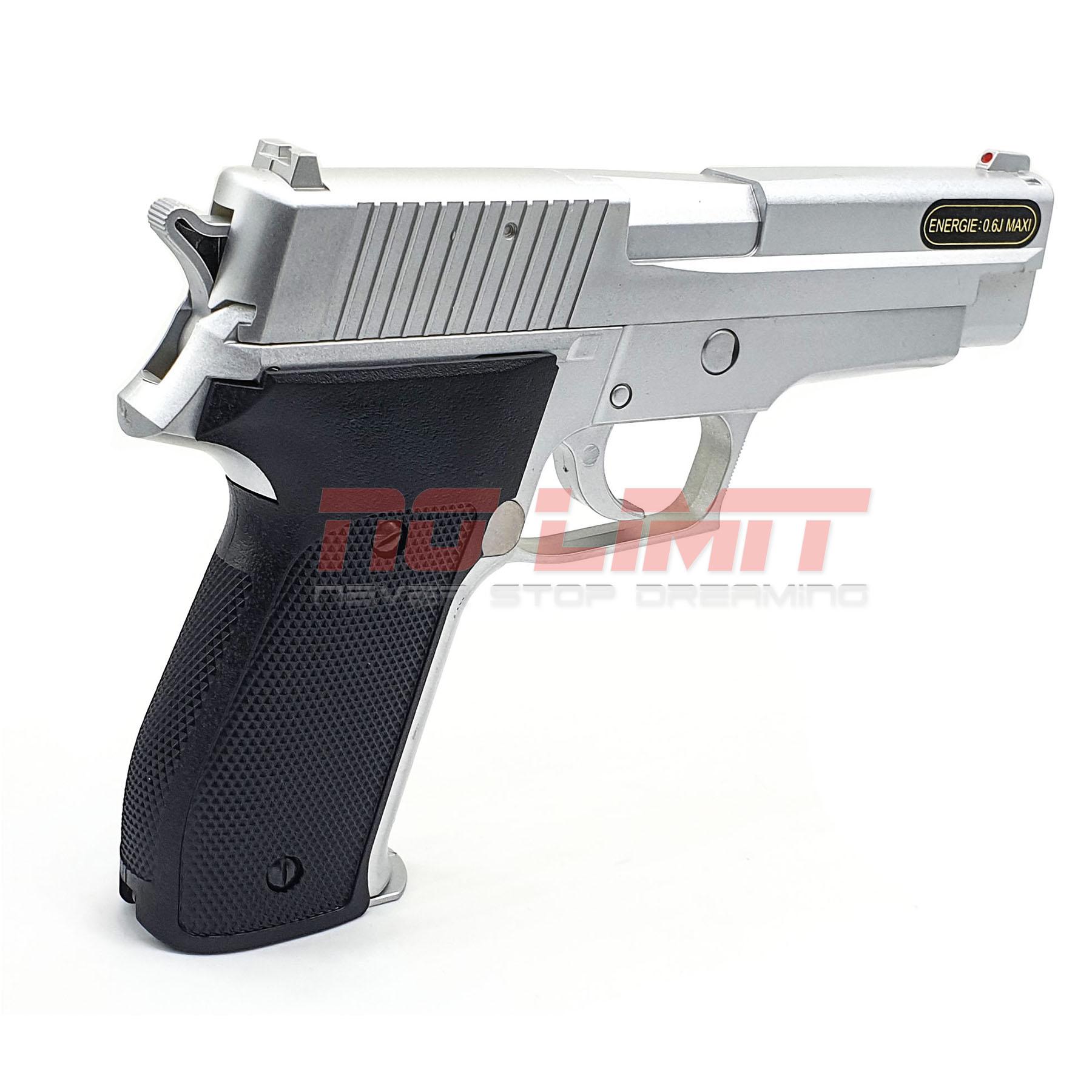 ปืนอัดลมสปริง KWC 226 โมเดล Sig Sauer P226 สีเงิน (Silver) Made in ...