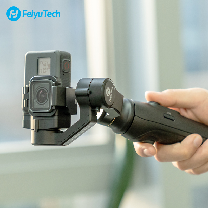FeiyuTech Vimble2A แกน Gimbal Stabilizer สำหรับกล้องการกระทำ GoPro บลูทู ธ WIFI ควบคุม 18 ...