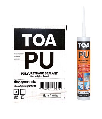 (ลังละ 12หลอด) ทีโอเอ พียู โพลียูรีเทน ซีลแลนท์ TOA PU Sealant Polyurethane ขนาด 310มล (ทนรังสี ...