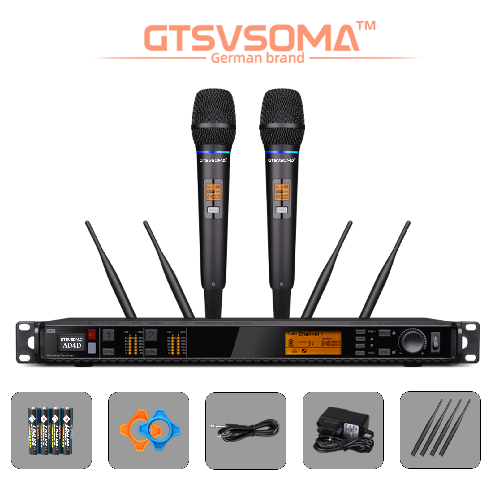 GTSVSOMA ไมค์ ลอย ไร้ สาย KT8 แท้ UHF ไมค์ไมโครโฟน wireless microphone ...