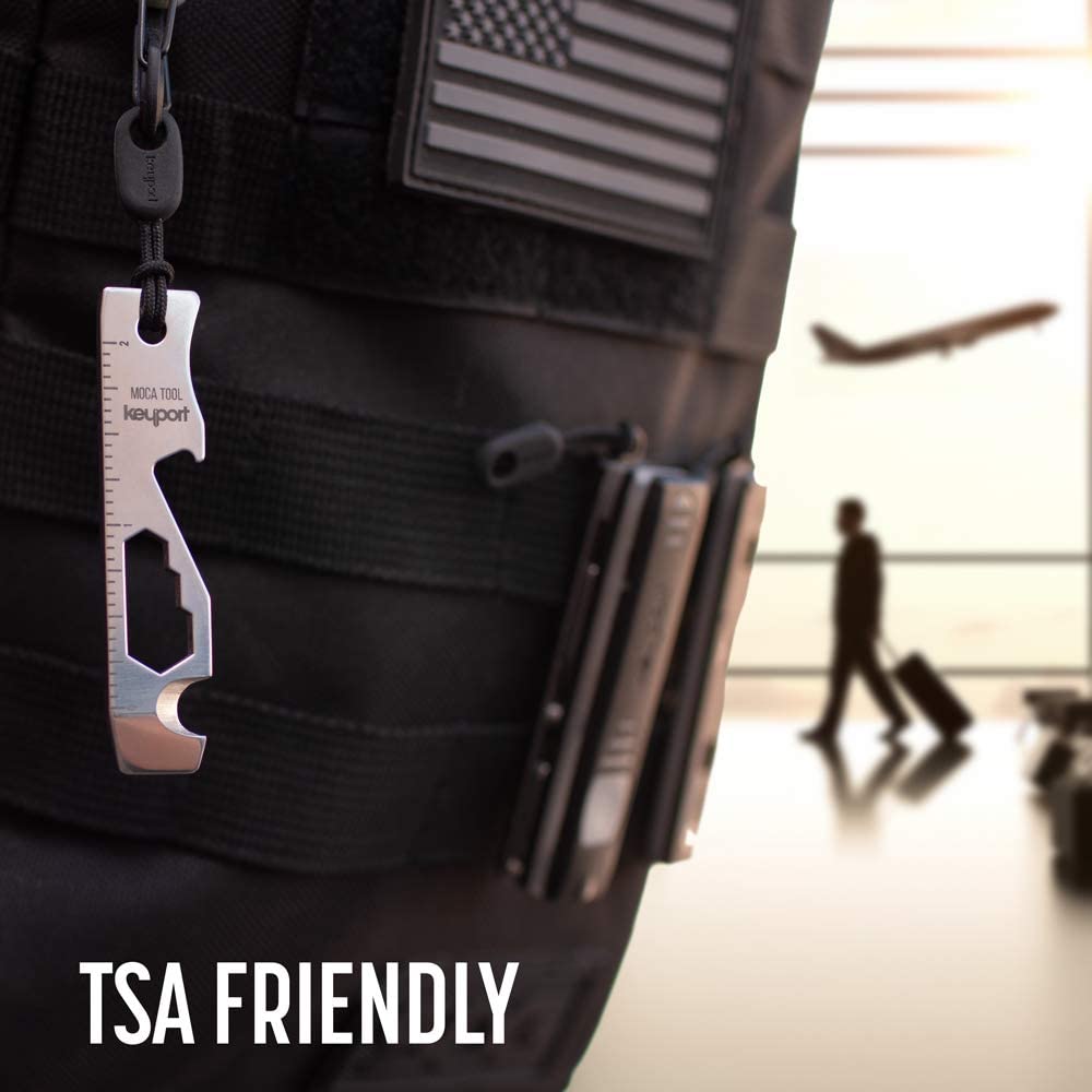 Keyport MOCA 10-in-1 Keychain Multitool - EDC Keychain Tool as Bottle ...