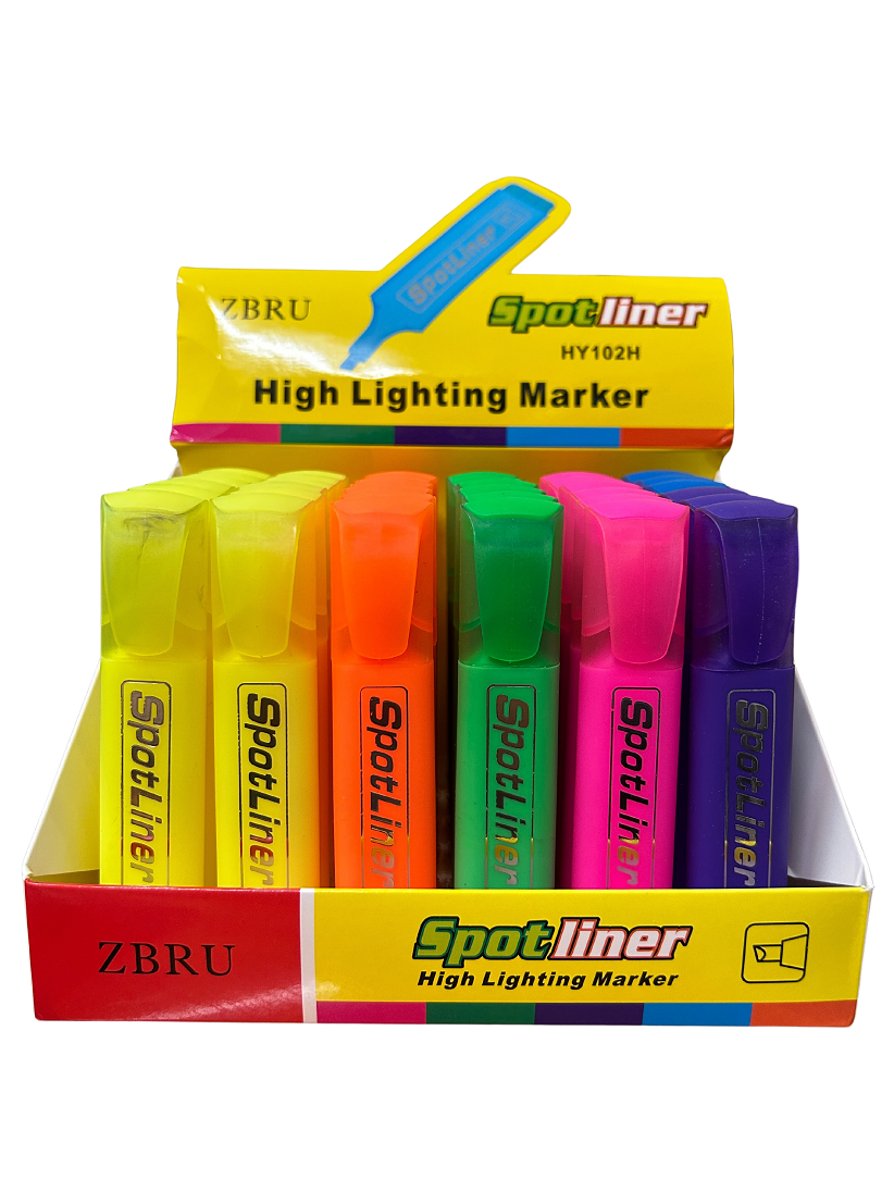 [💗รวมทุกรุ่น💗] ปากกาเน้นข้อความ ปากกาไฮไลท์ SPOT LINER สีนีออน พาสเทล ...