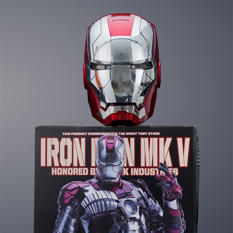 1/1 Marvel Iron Man Autoking Mk5 Helmet Remote amp; Voice Control ...