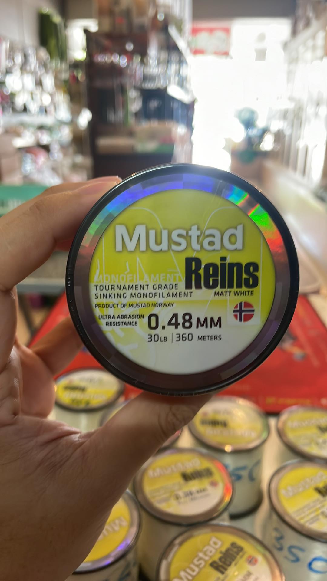 สายเอ็นมัสตาร์ด MUSTAD REINS สีขาวด้าน | Lazada.co.th