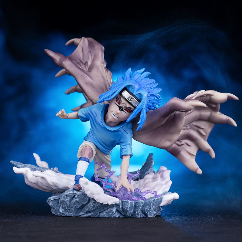 นารูโตะ อะนิเมะ Sasuke Naruto Q Version of WCF Scene Naruto Figure นารู ...