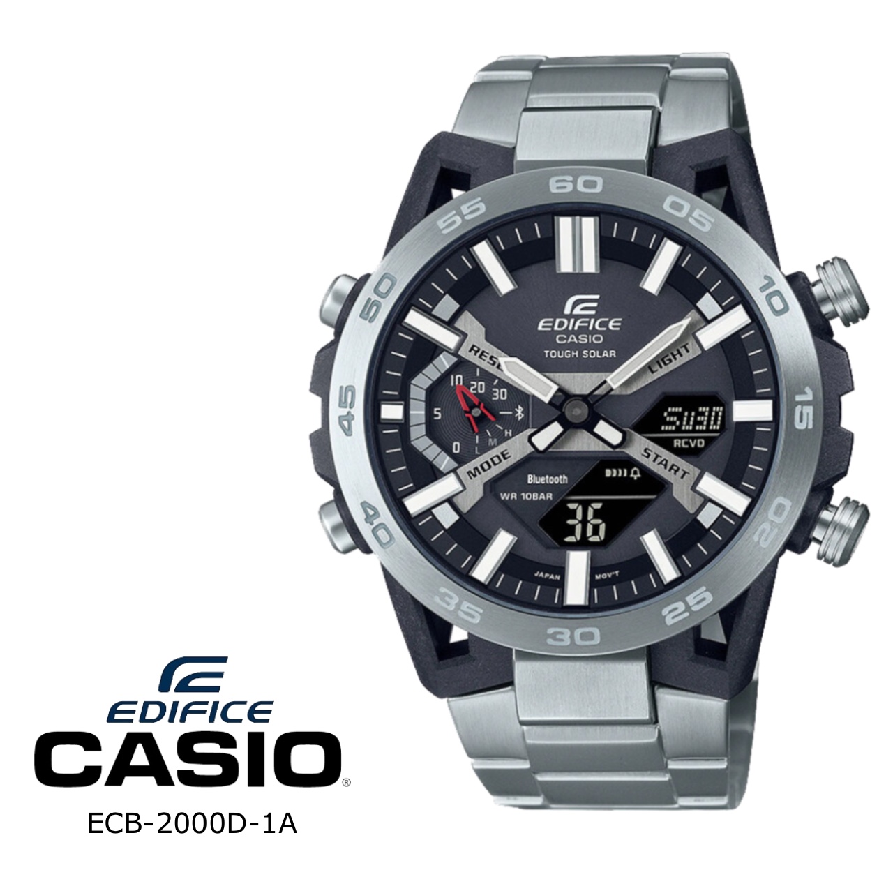 นาฬิกาคาสิโอ EDIFICE SOSPENSIONE รุ่น ECB-2000PB-1A - Casio watch16888 - ThaiPick