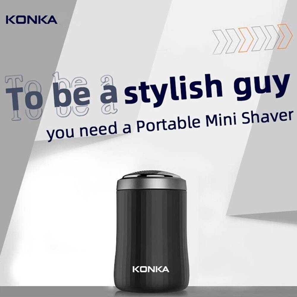 KONKA Universal Electric Shaver Portable Razor Waterproof USB Mini ...