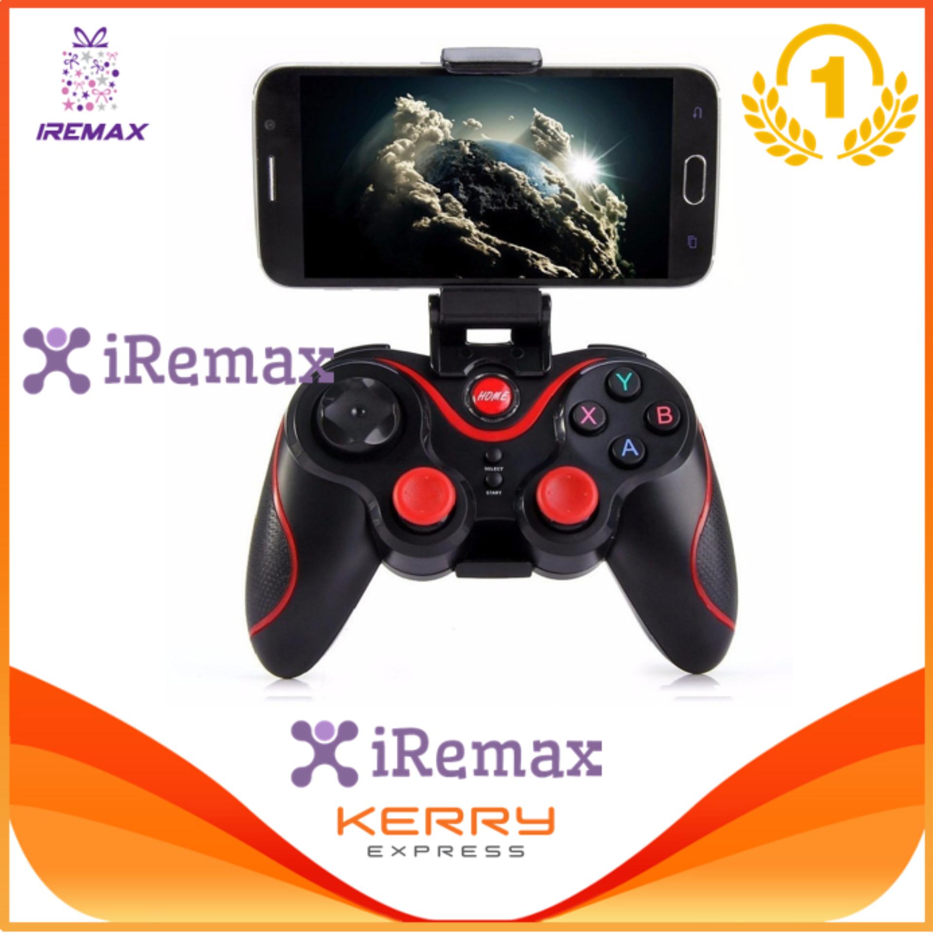 iremax Gamepad Bluetooth T3 จอยเกมส์ไร้สายสำหรับโทรศัพท์มือถือ แท๊ปเล็ต ...