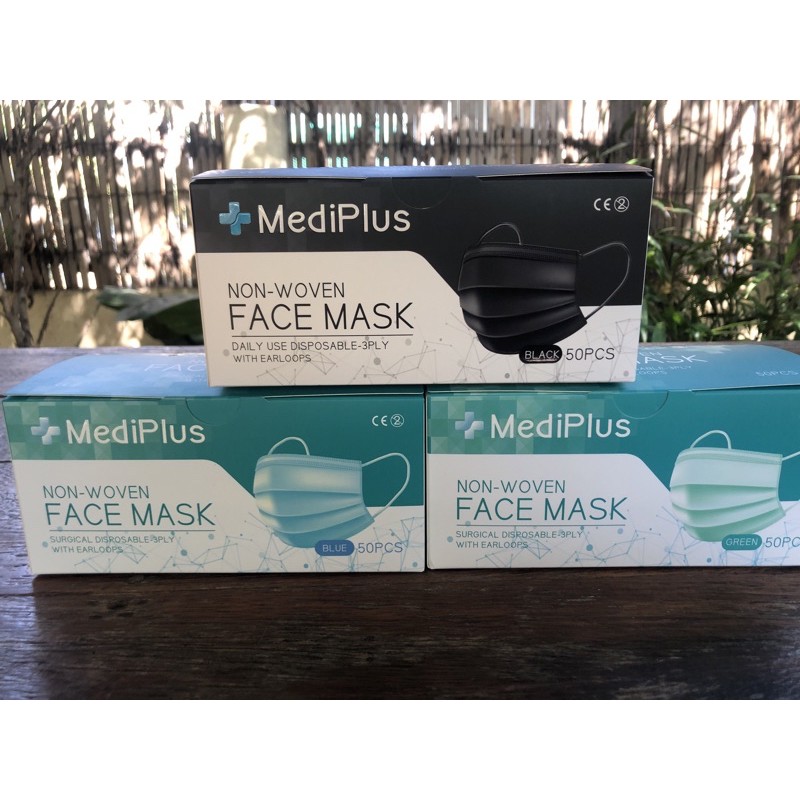 3 กล่อง(Boxs) ขาว KF Surgical Mask White Color สีขาว หน้ากากอนามัย ...